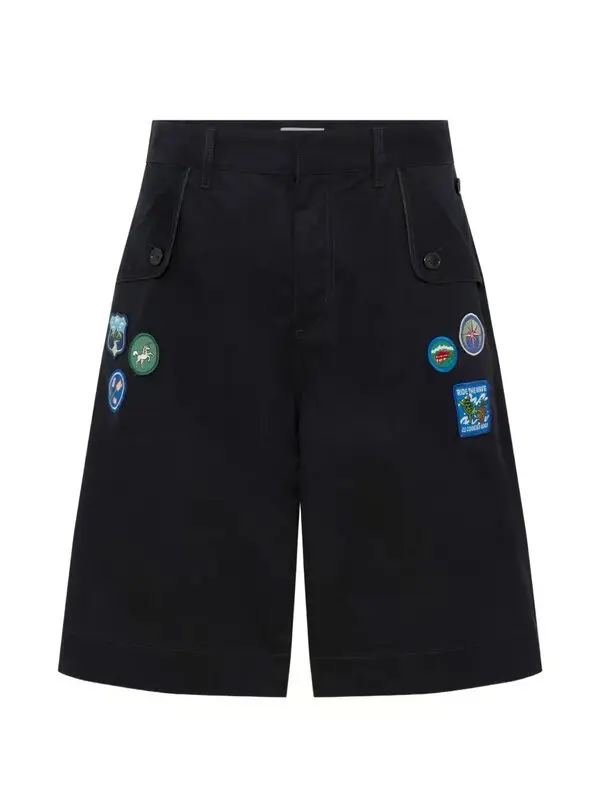 MARINE SERRE Scout Workwear Bermudas - Blue