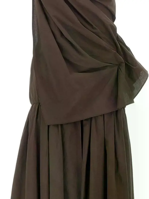 THE GARMENT Bazaar Drape Strapless Midi Dress