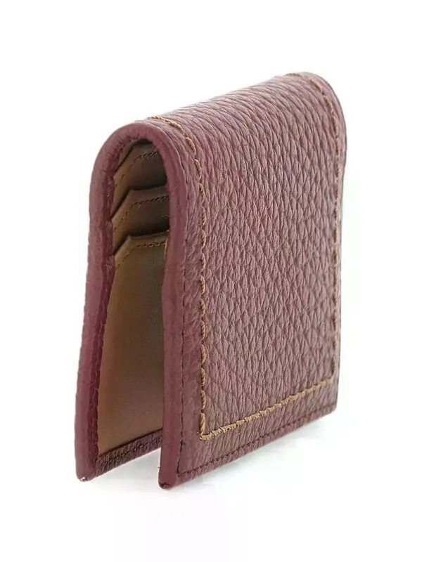 GIANNI CHIARINI Bubble Maxi-grain Leather Card Holder
