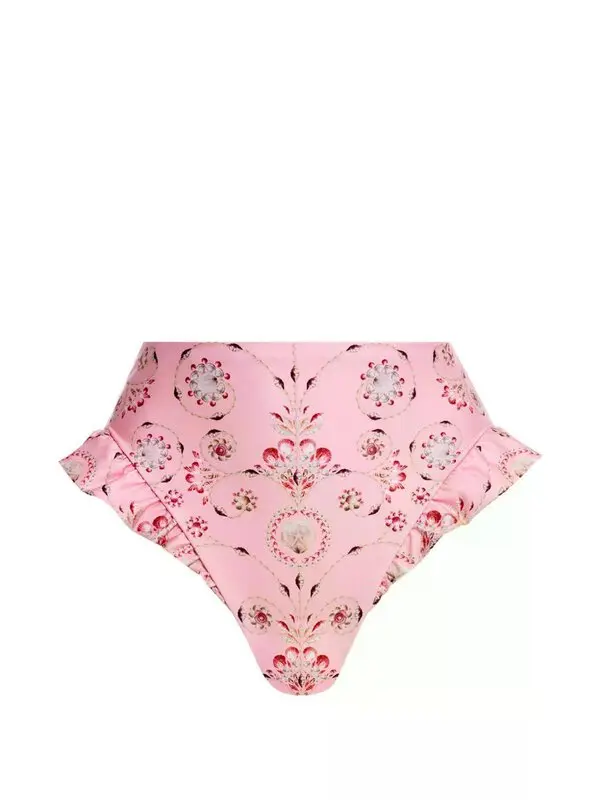 Agua Bendita High-waisted Bikini Bottoms - Pink