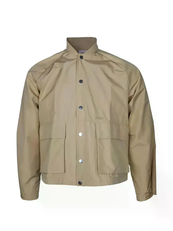 AUTRY Logo-embroidered Patch-pocket Jacket