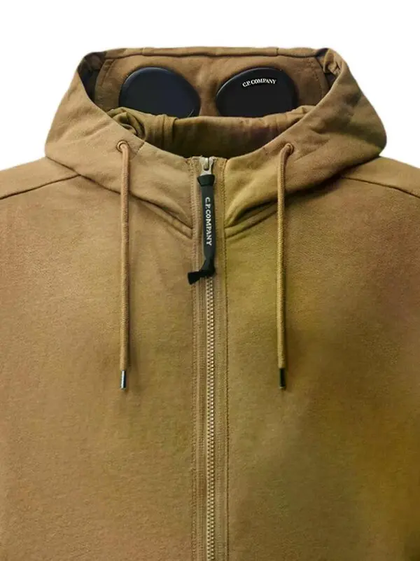 C.P. COMPANY Goggle-detail Zip-up Hoodie