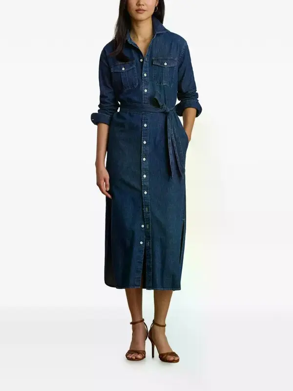 blue designer mini dress Chantell - US 16 14
