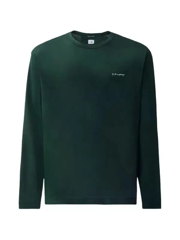 C.P. COMPANY Cotton Long-sleeve Sweatshirt With Chest Logo