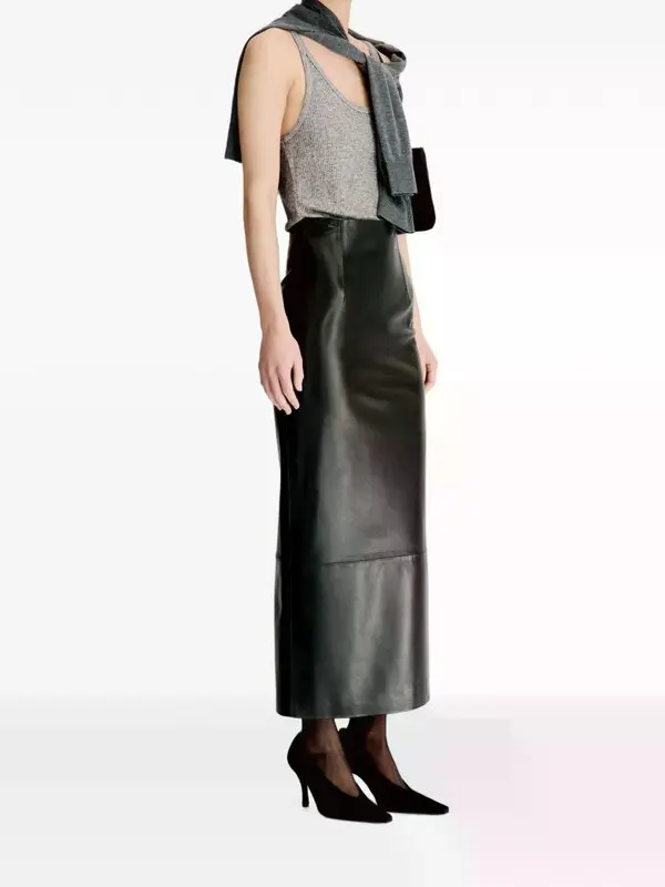 Loulou De Saison Inga Leather Maxi Skirt