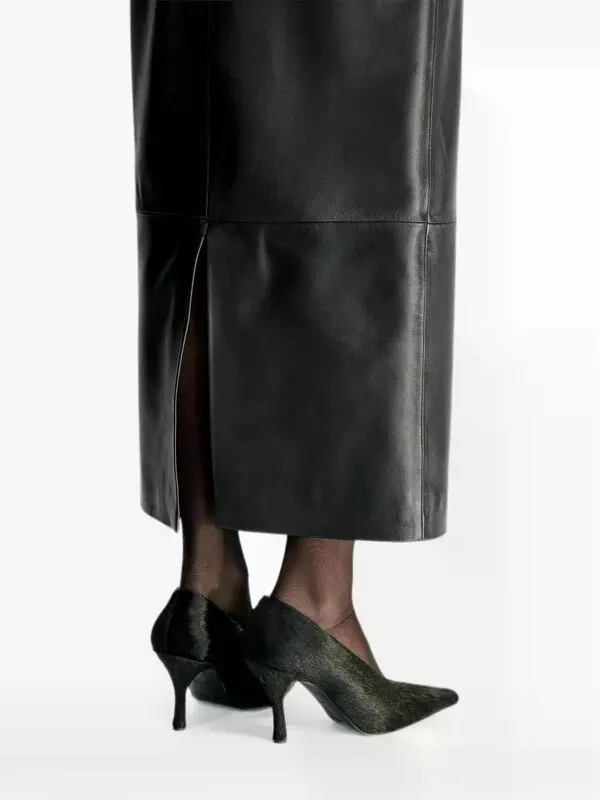 Loulou De Saison Inga Leather Maxi Skirt