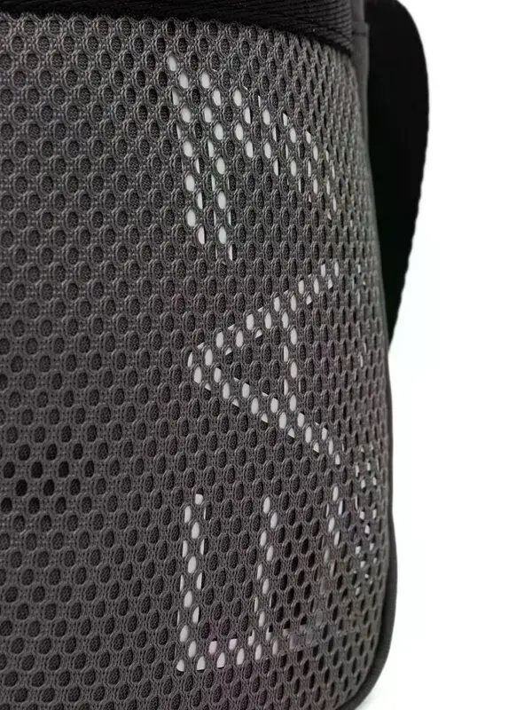 EA7 Logo-print Mesh-panel Belt Bag