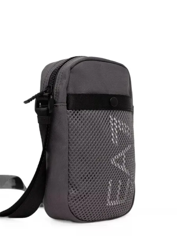 EA7 Logo-print Mesh-panel Belt Bag