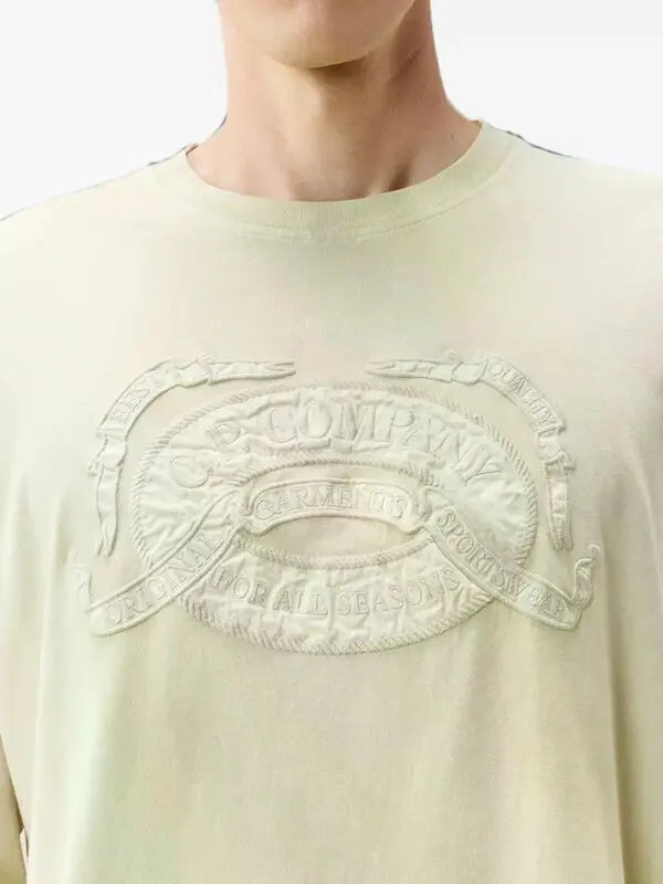 C.P. COMPANY Logo-embroidered Long-sleeve Sweatshirt