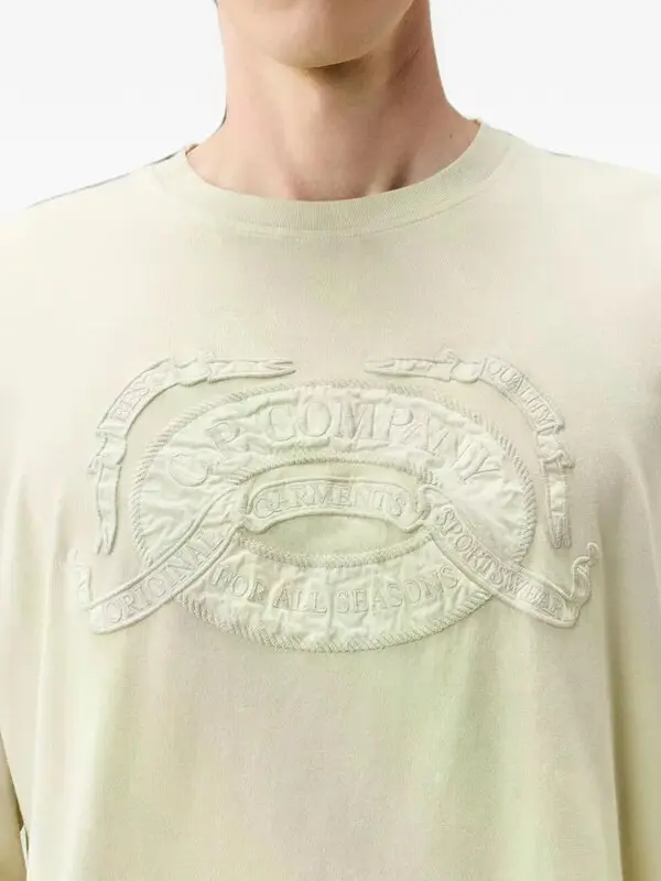 C.P. COMPANY Logo-embroidered Long-sleeve Sweatshirt