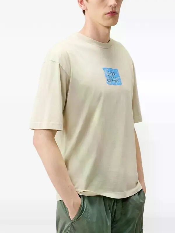 C.P. COMPANY Logo-print Cotton T-shirt