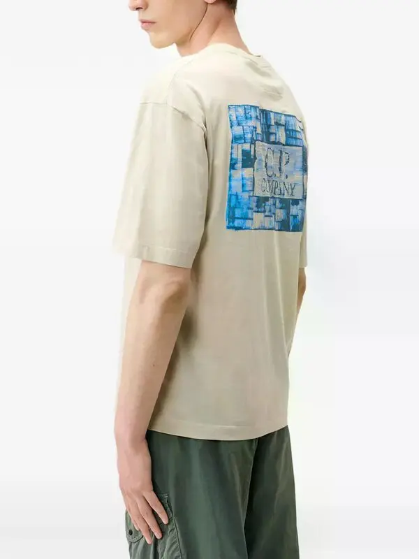 C.P. COMPANY Logo-print Cotton T-shirt