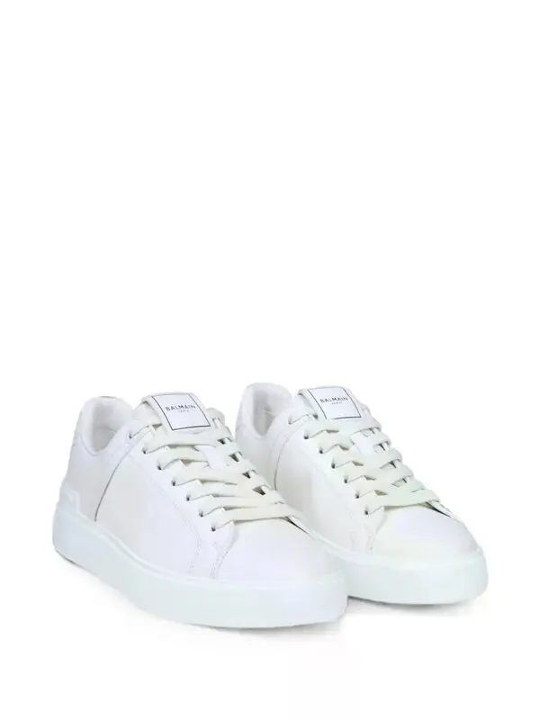Balmain B-court Leather Sneakers