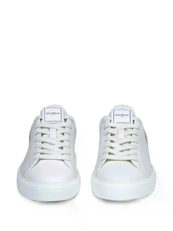 Balmain B-court Leather Sneakers