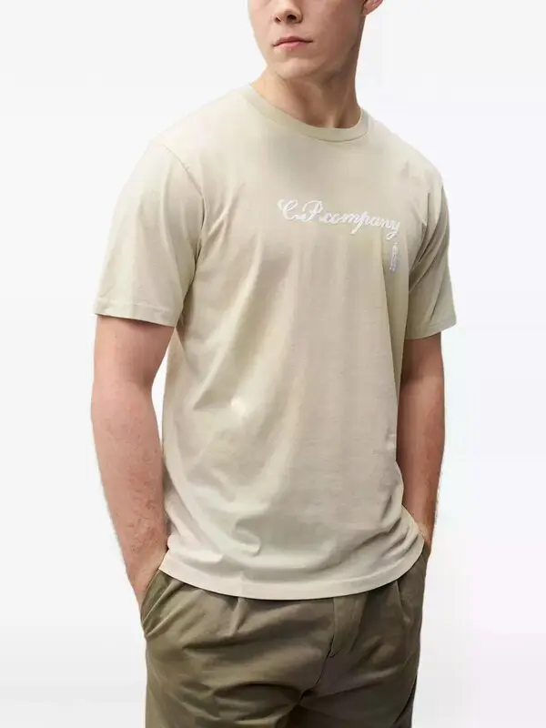 C.P. COMPANY Embroidered-logo T-shirt