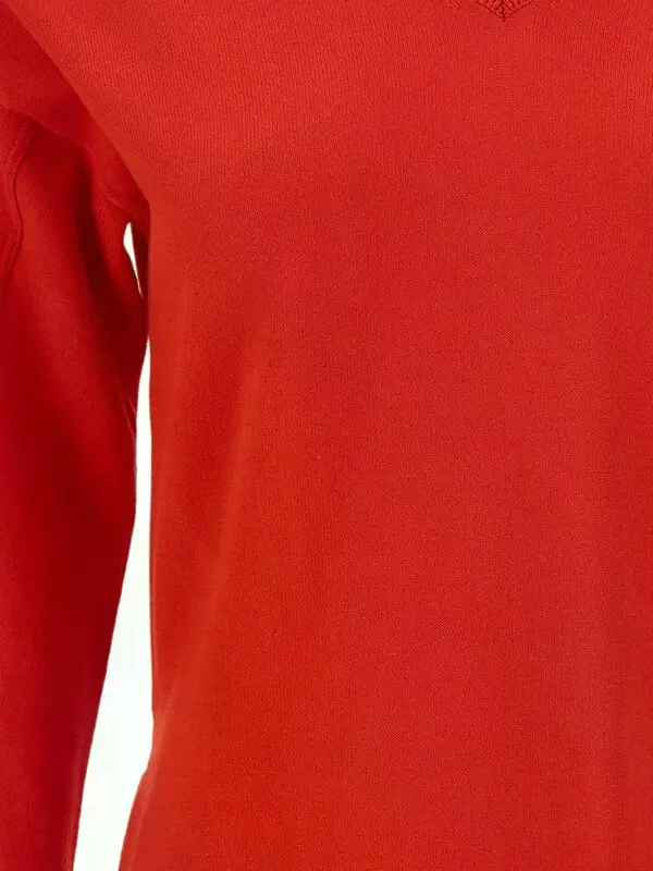 KANGRA Side-slit V-neck Sweater