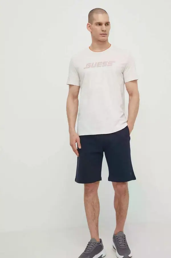 Guess Logo-patch Drawstring Shorts