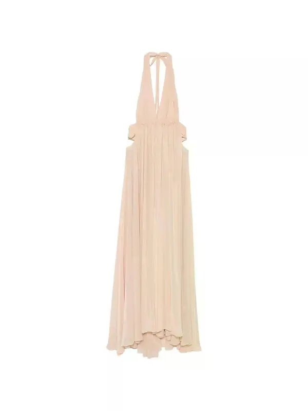 Arcina Ori Florence Halterneck Maxi Dress - Neutrals
