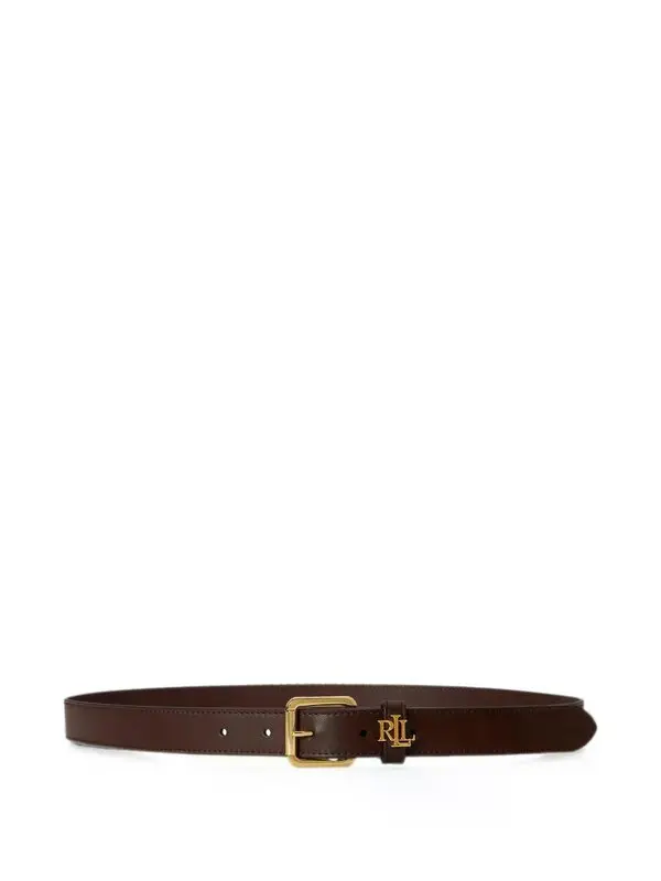 Ralph Lauren Logo-keeper Leather Belt
