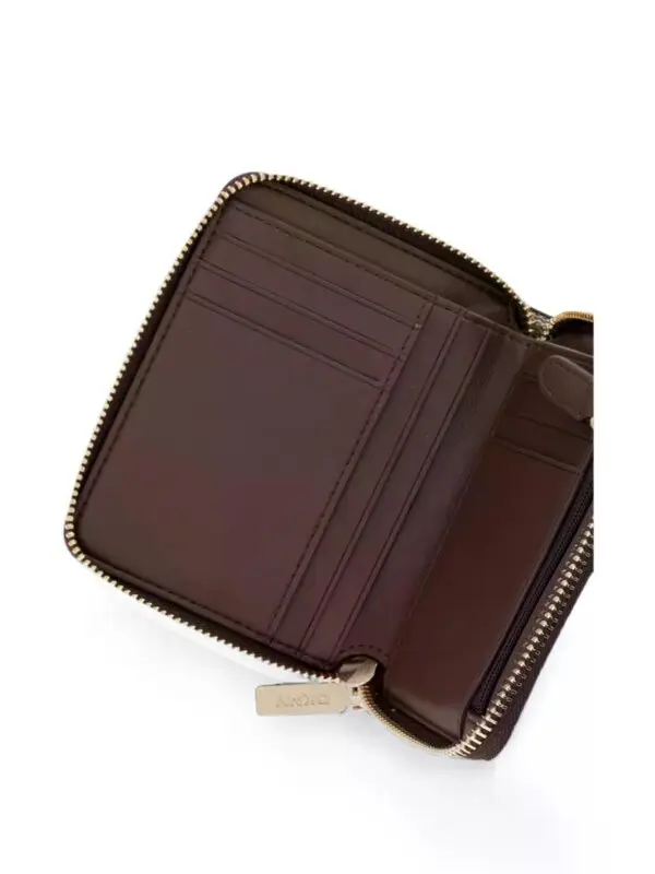 Dkny Logo-plaque Zip-around Wallet