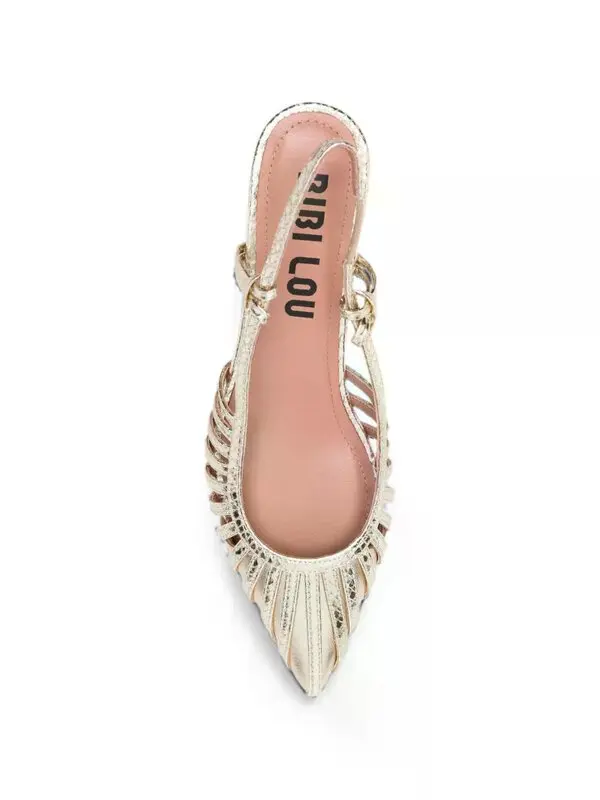BIBI LOU Zin Snakeskin-effect Pumps