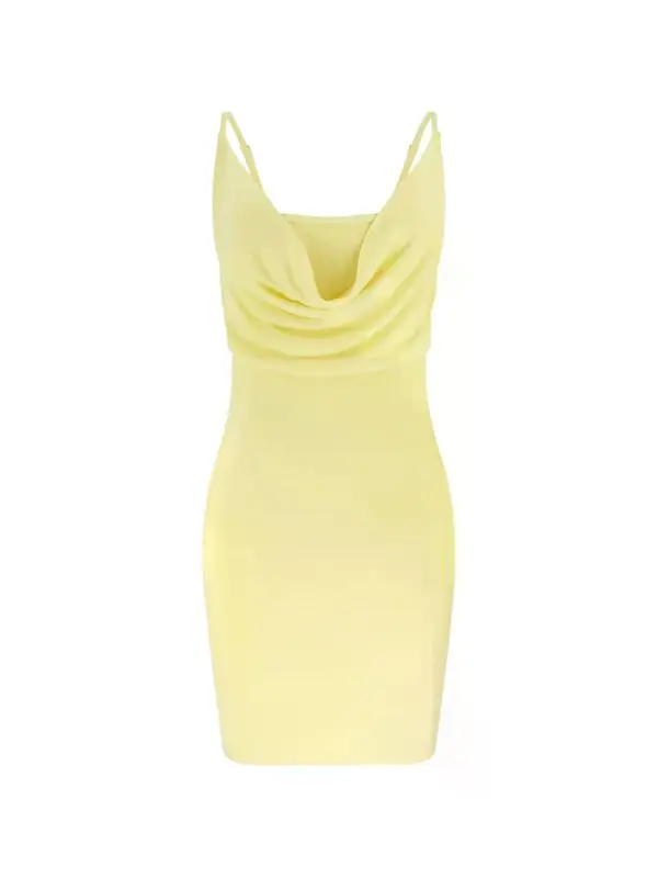 Guess Cowl Neck Bandage Mini Dress - Black