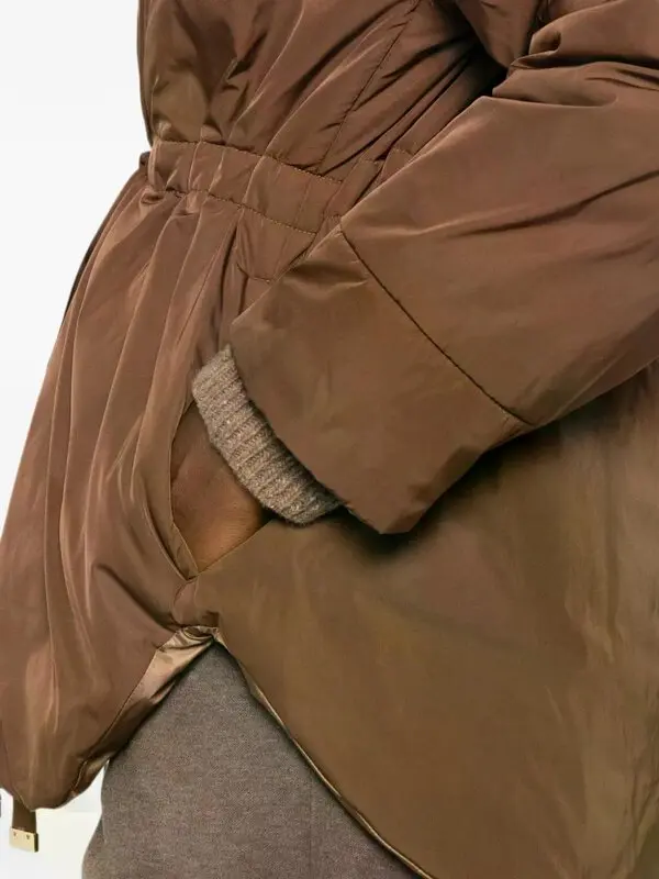 Max Mara Hooded Drawstring Coat
