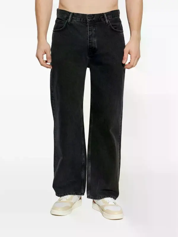 ALLSAINTS Buttoned Wide-leg Jeans