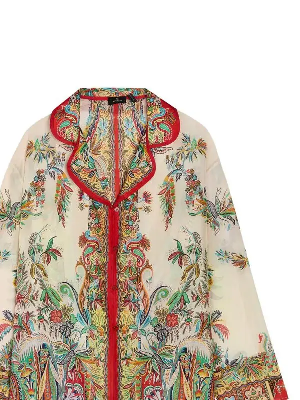 Etro Paisley-print Silk Shirt