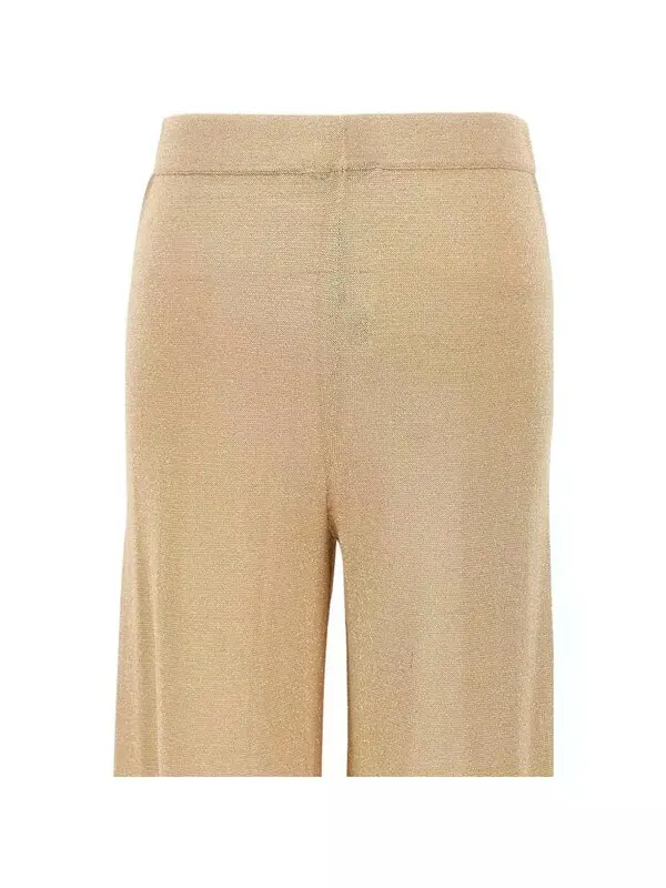KANGRA Ribbed-trim Straight-leg Pants