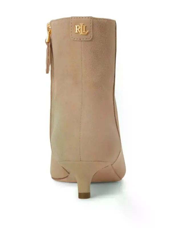 Ralph Lauren Francesca Pointed-toe Ankle Boots