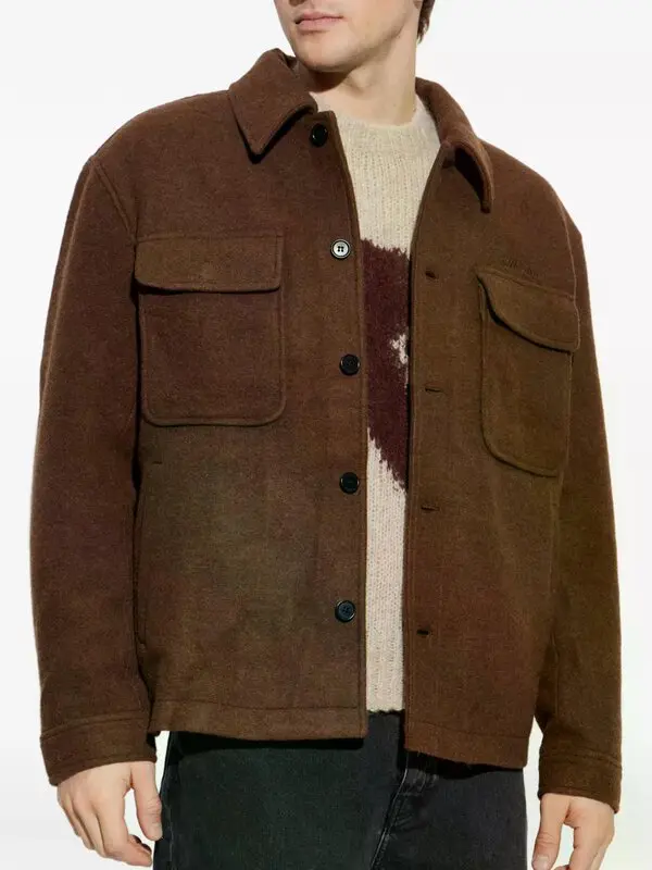 ALLSAINTS Buttoned Pocketed Shirt Jacket