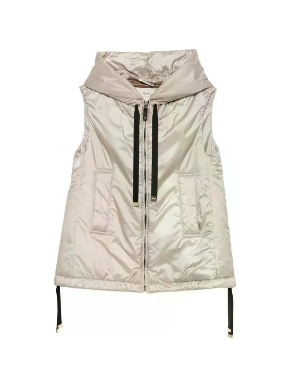Max Mara The Cube Hooded Gilet - Brown
