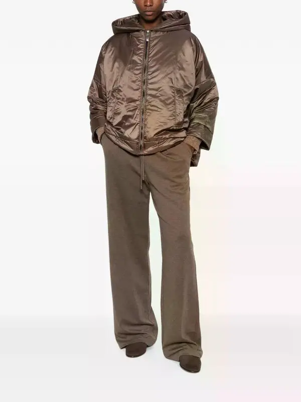 Max Mara Hooded Zip-up Coat