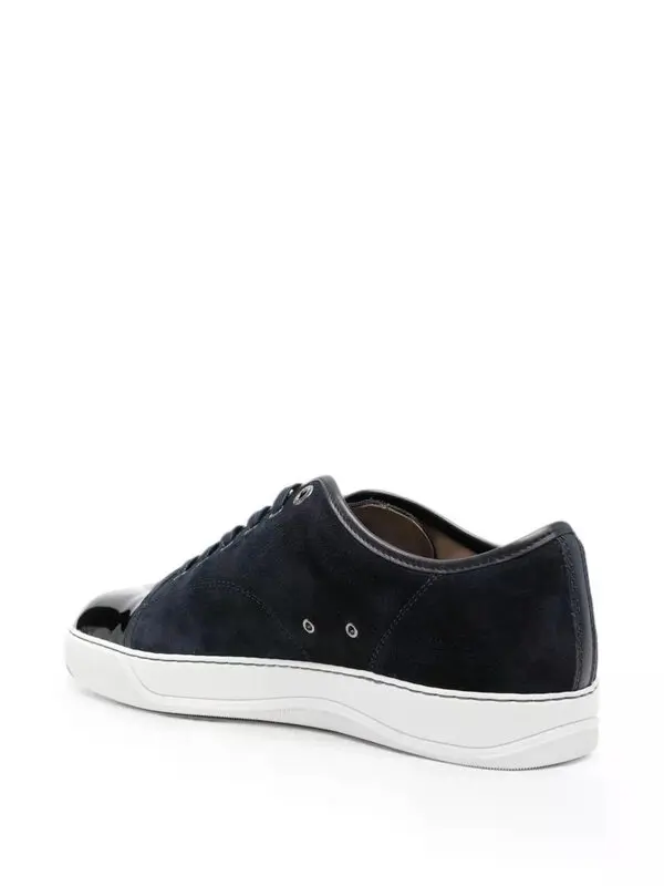 LANVIN Dbb1 Patent-toe Suede Sneakers