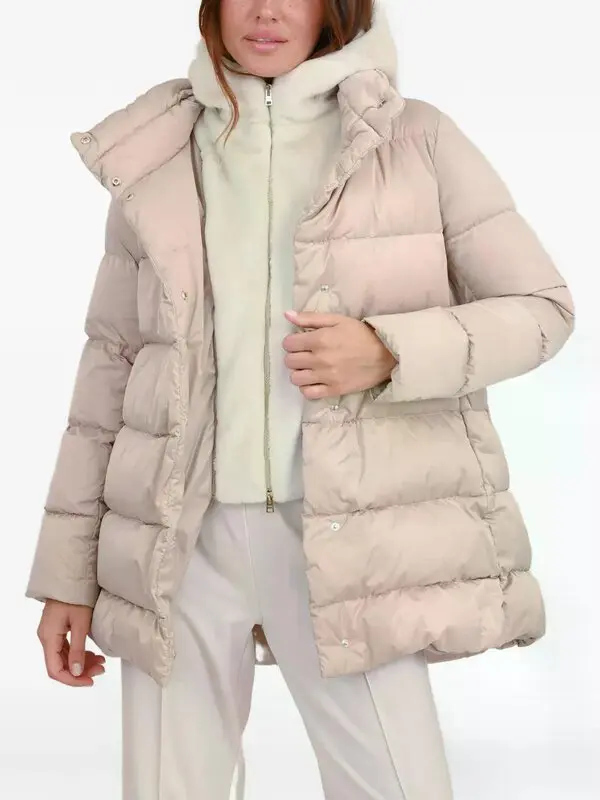 Herno Quilted Jacket With Detachable Hood