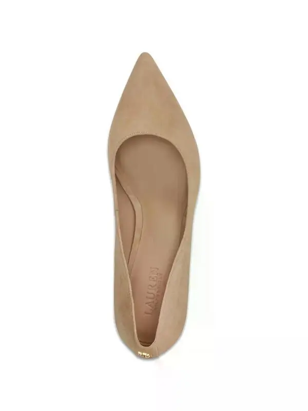 Ralph Lauren Adrienne Pointed-toe Pumps - Neutrals