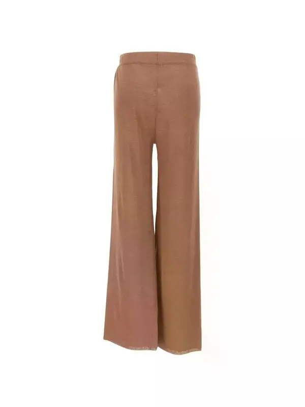 KANGRA Linen-knit Palazzo Pants