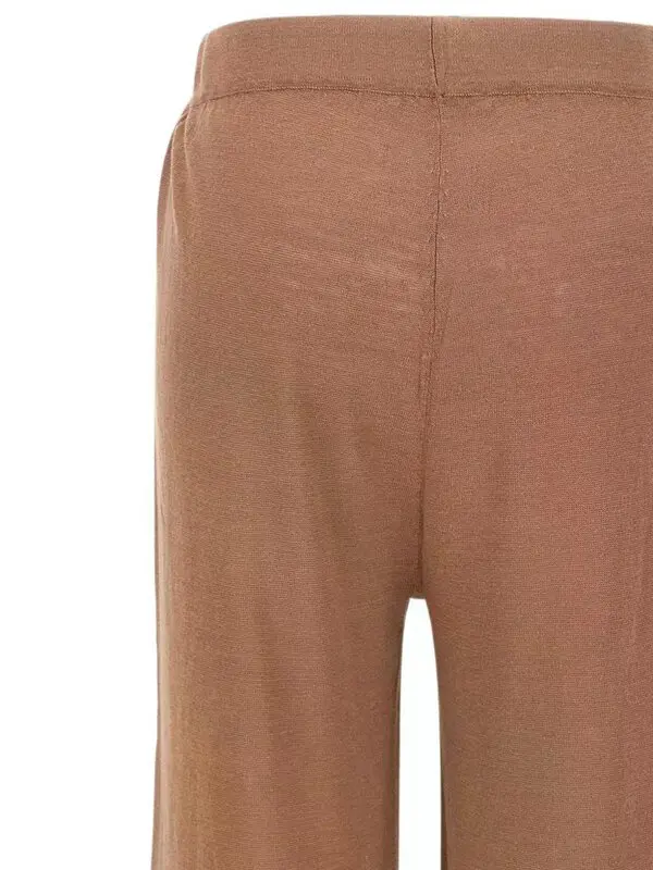 KANGRA Linen-knit Palazzo Pants