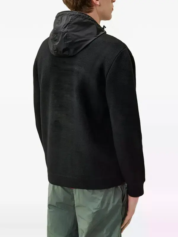 C.P. COMPANY Goggle-detail Button-up Hoodie