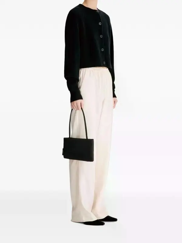 Loulou De Saison Heike Cashmere Cropped Cardigan