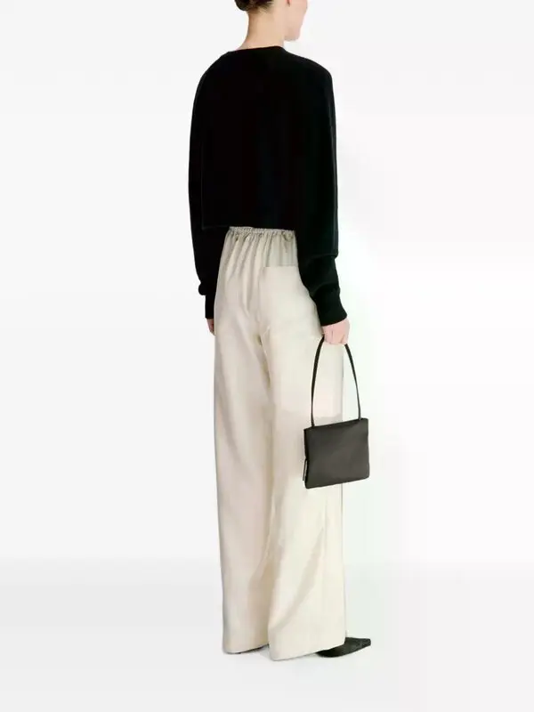 Loulou De Saison Heike Cashmere Cropped Cardigan