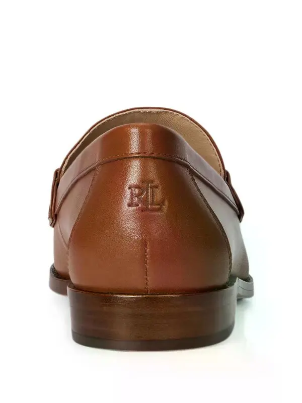 Ralph Lauren Tasha D-ring Leather Loafers