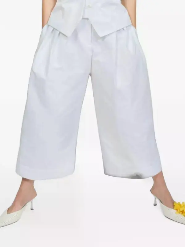 Rosie Assoulin Pleated Culotte Trousers