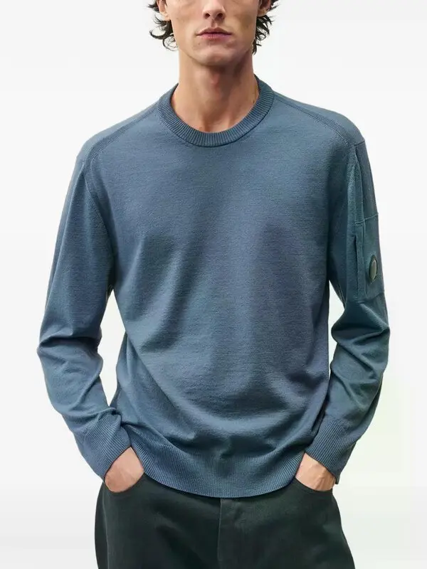 C.P. COMPANY Lens-detail Crew-neck Sweater