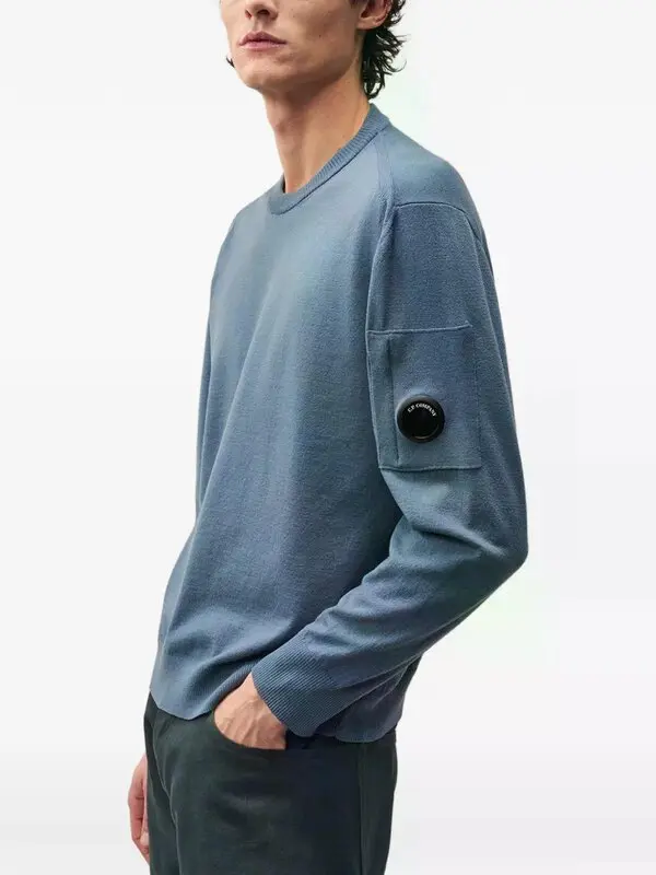 C.P. COMPANY Lens-detail Crew-neck Sweater