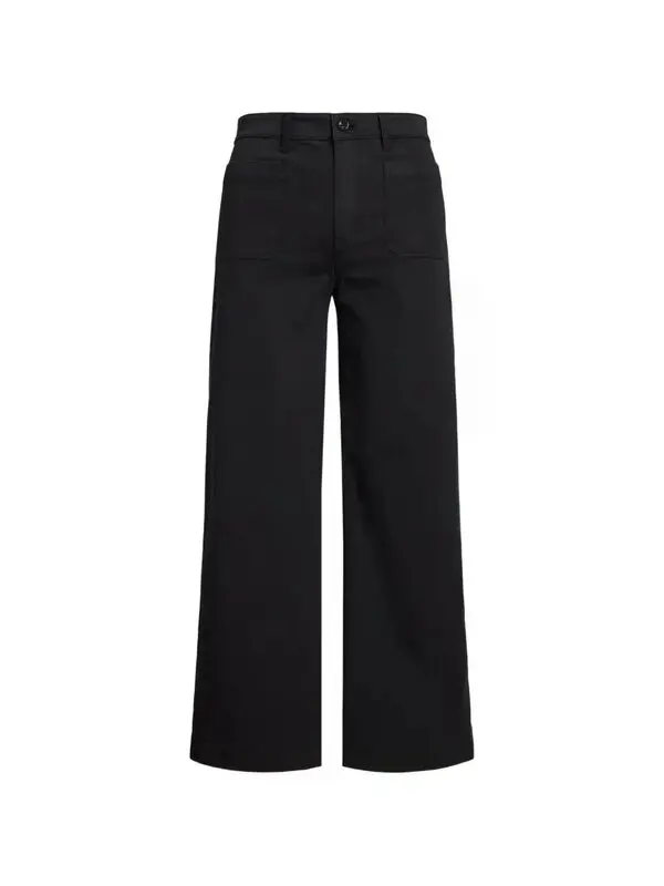 Ralph Lauren Stretch-cotton Wide-leg Trousers