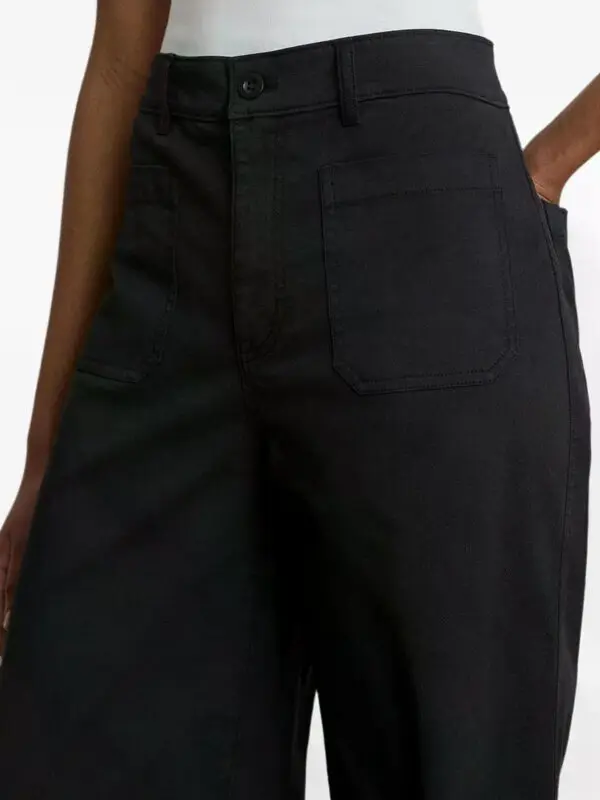 Ralph Lauren Stretch-cotton Wide-leg Trousers