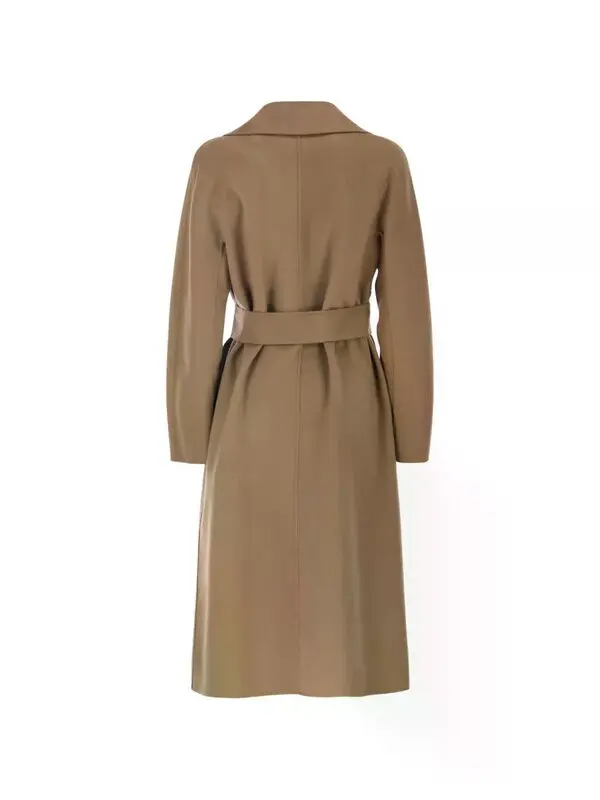 Max Mara Studio Mstcles Belted Kimono-sleeve Coat