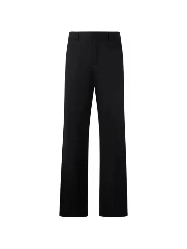 Philipp Plein Wide-leg Logo Plaque Trousers
